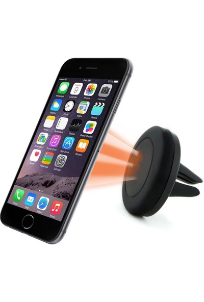 Streak Araç Içi Telefon Tutucu Havalandırma Manyetik Mıknatıslı Tutacağı