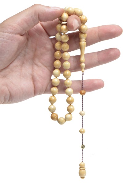 Sarı Otantik Saray Kukası Tesbih