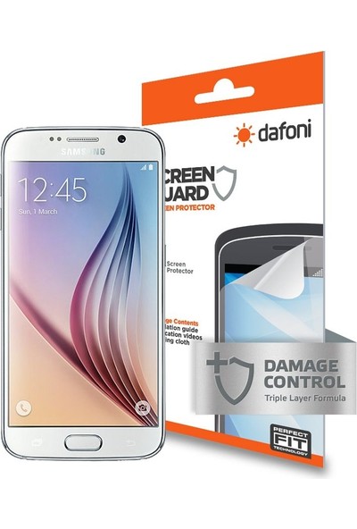 Dafoni Samsung Galaxy S6 Darbe Emici Ekran Koruyucu Film