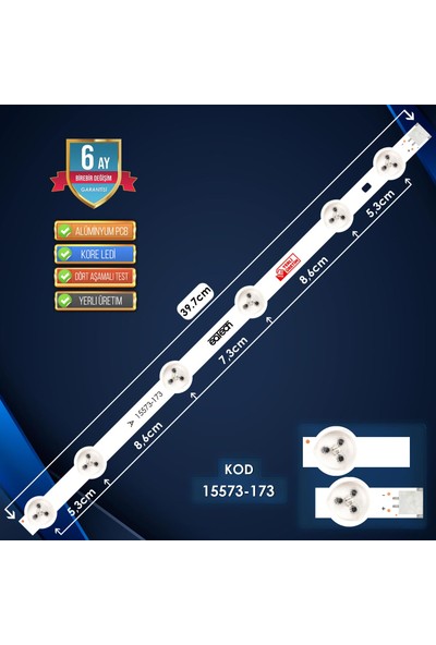 Ada KOD-173 Vestel Lg A-Type 39.7cm 6led