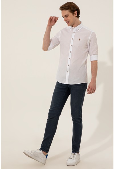 U.S. Polo Assn. Erkek Mavi Denim Pantolon