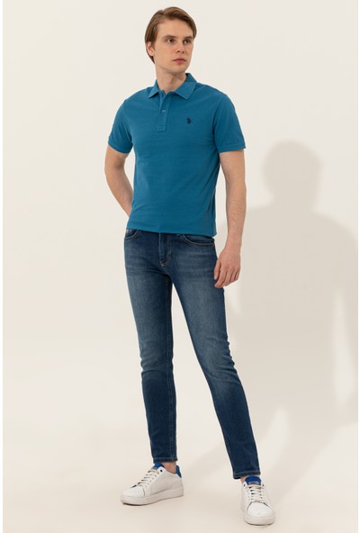 U.S. Polo Assn. Erkek Yeşil Denim Pantolon