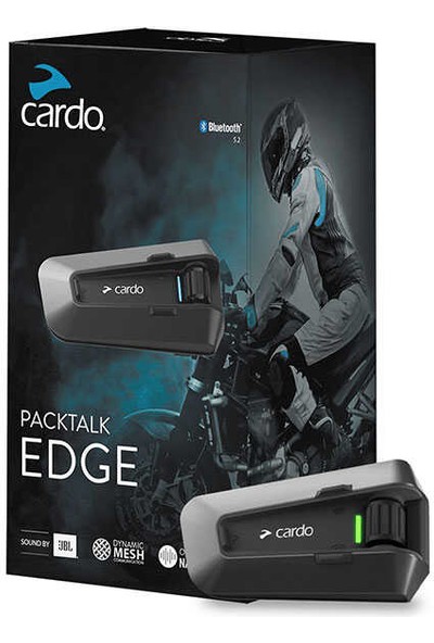 Cardo Packtalk Edge Jbl Bluetooth ve Intercom (Tekli Paket) Cardo Packtalk Edge Jbl Bluetooth ve Intercom (Tekli Paket)