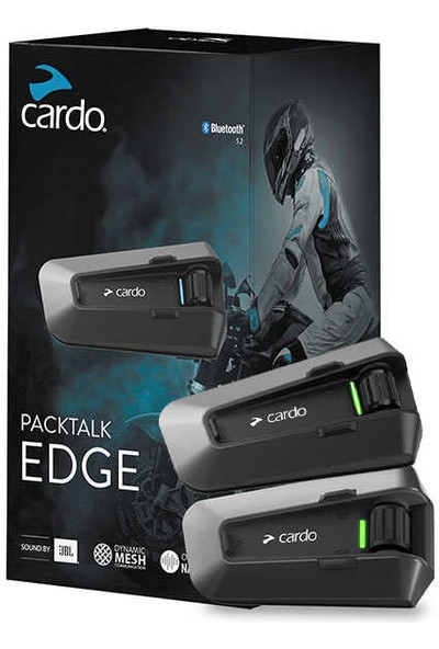 Cardo Packtalk Edge Duo Jbl Bluetooth ve Intercom (Ikili Paket) Cardo Packtalk Edge Duo Jbl Bluetooth ve Intercom (Ikili Paket)