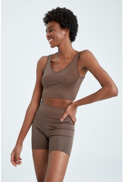 DeFacto Defacto Fit Göğüs Şekillendirici V Yaka Kalın Askılı Crop Atlet X8034AZ22SM DeFacto Defacto Fit Göğüs Şekillendirici V Yaka Kalın Askılı Crop Atlet X8034AZ22SM