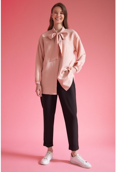 DeFacto Carrot Fit Paçası Katlamalı Pantolon W3914AZ22SP DeFacto Carrot Fit Paçası Katlamalı Pantolon W3914AZ22SP