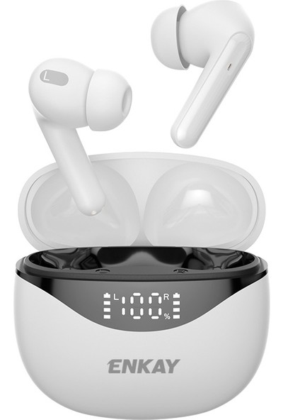 Enkay Bluetooth 5.1 Tws Dijital Ekran Beyaz Kulaklık (Yurt Dışından) Enkay Bluetooth 5.1 Tws Dijital Ekran Beyaz Kulaklık (Yurt Dışından)