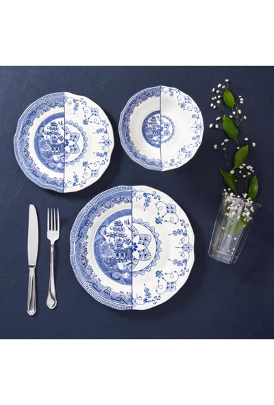 Jumbo Hybrid 4 Kişilik 12 Parça Yemek Takımı