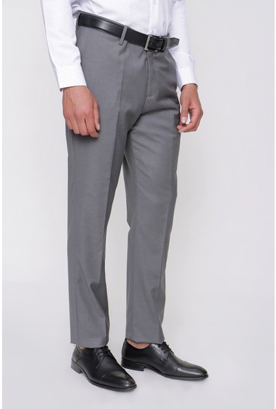 Morven Erkek Gri Estrella Dinamik Fit Rahat Kesim Kumaş Pantolon Morven Erkek Gri Estrella Dinamik Fit Rahat Kesim Kumaş Pantolon
