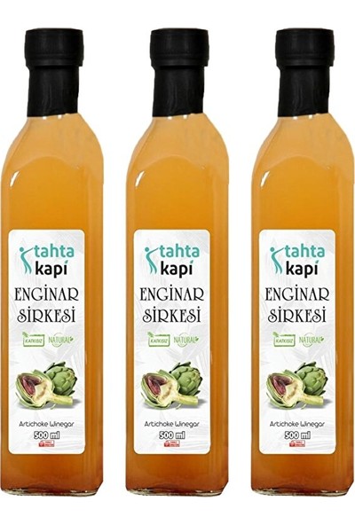 Tahtakapı Enginar Sirkesi 500 ml x 3