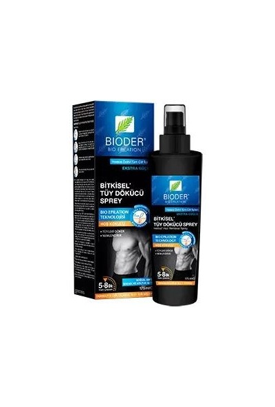 Bioder Tüy Dökücü Sprey 175 Ml - Erkek Bioder Tüy Dökücü Sprey 175 Ml - Erkek