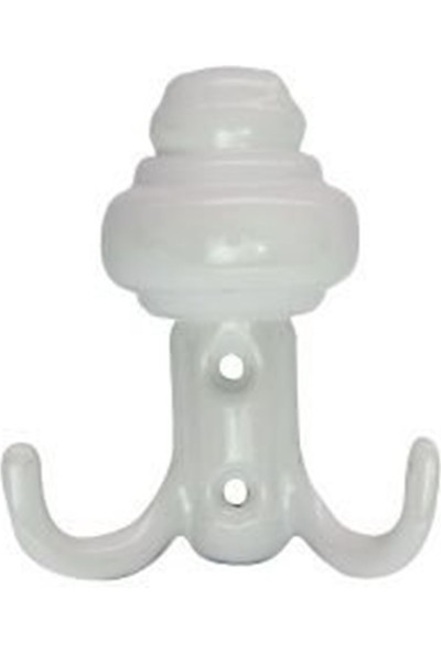 Beşel Metal Vestiyer Askısı Sarıklı Beyaz Beşel Metal Vestiyer Askısı Sarıklı Beyaz