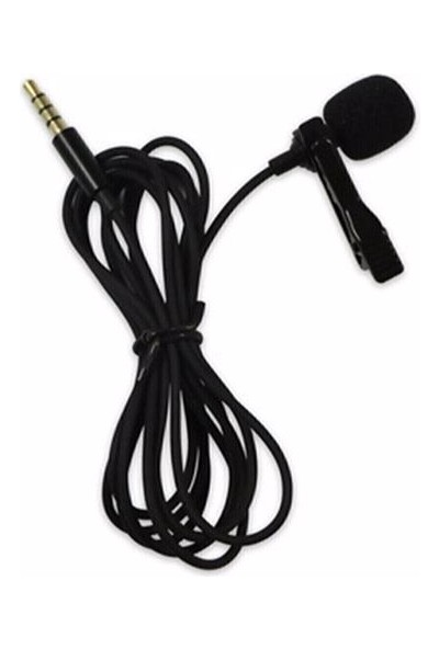 Nanopro Aux Jack Girişli Lavalier Microphone Youtuber Yaka Mikrofonu 150CM Nanopro Aux Jack Girişli Lavalier Microphone Youtuber Yaka Mikrofonu 150CM