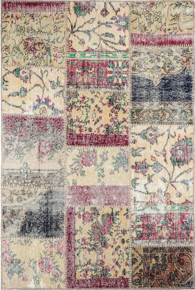 Çam Halı Natural Renk Patchwork El Dokuma Halısı 120X180 Çam Halı Natural Renk Patchwork El Dokuma Halısı 120X180