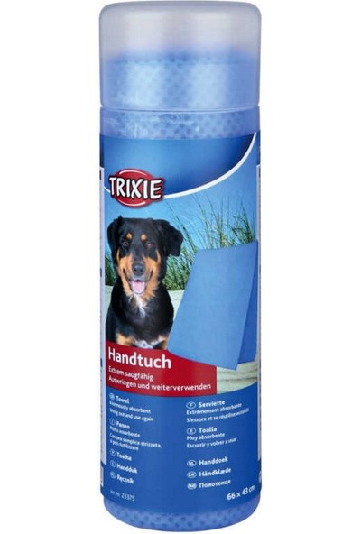 Trixie Köpek ve Kedi Havlusu 66X43CM Mavi