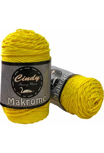 Cindy Makrome Ipi Polyester Sarı Cindy Makrome Ipi Polyester Sarı