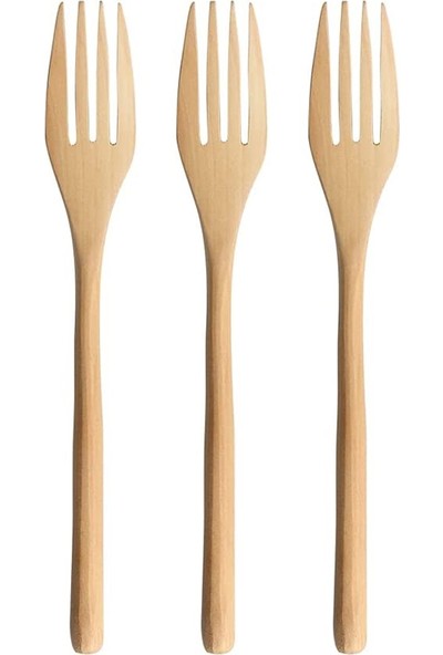 Transformacion Morada 3 Adet 25 cm Ham Ahşap Doğal Yemek Çatalı Transformacion Morada 3 Adet 25 cm Ham Ahşap Doğal Yemek Çatalı