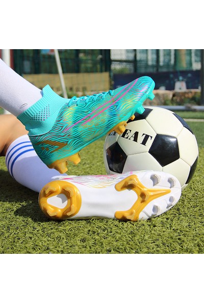 SITONG BC20336 Tatlama Yeşil Beyaz Futbol Ayakkabı Tırnak Ayakkabı Spor Ayakkabı Eğitim Ayakkabı Erkek Ayakkabı (Yurt Dışından)