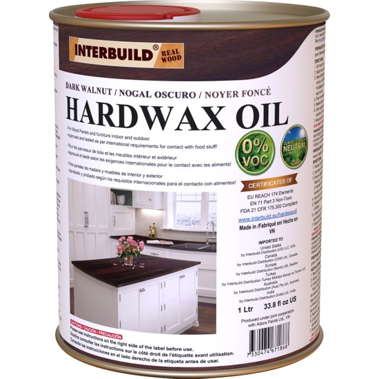 INTERBUILD REAL WOOD Interbuild Hardwax Oil (0%) Voc 1 L Fiyatı