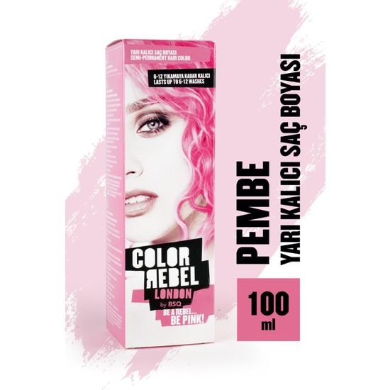 Color Rebel London Color Rebel Parabensiz & Amonyaksız Pembe Fiyatı