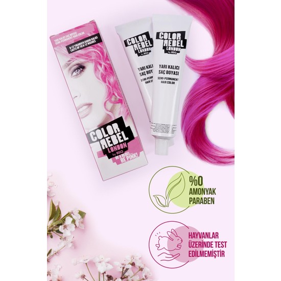 Color Rebel London Color Rebel Parabensiz & Amonyaksız Pembe Fiyatı