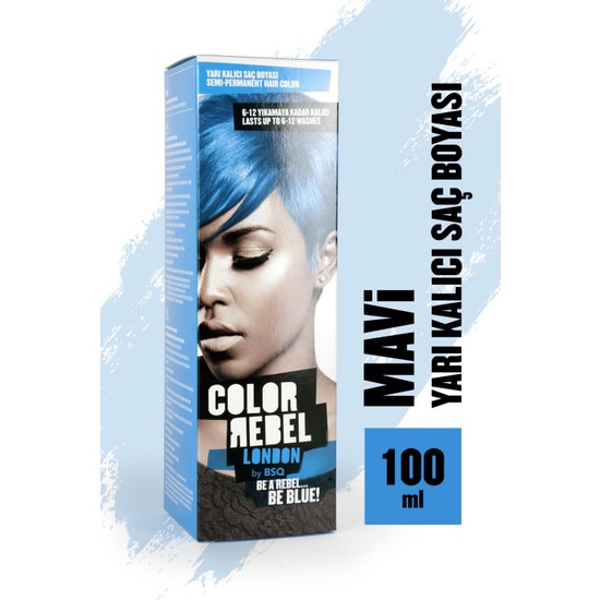 Color Rebel London Color Rebel Parabensiz & Amonyaksız Mavi Fiyatı