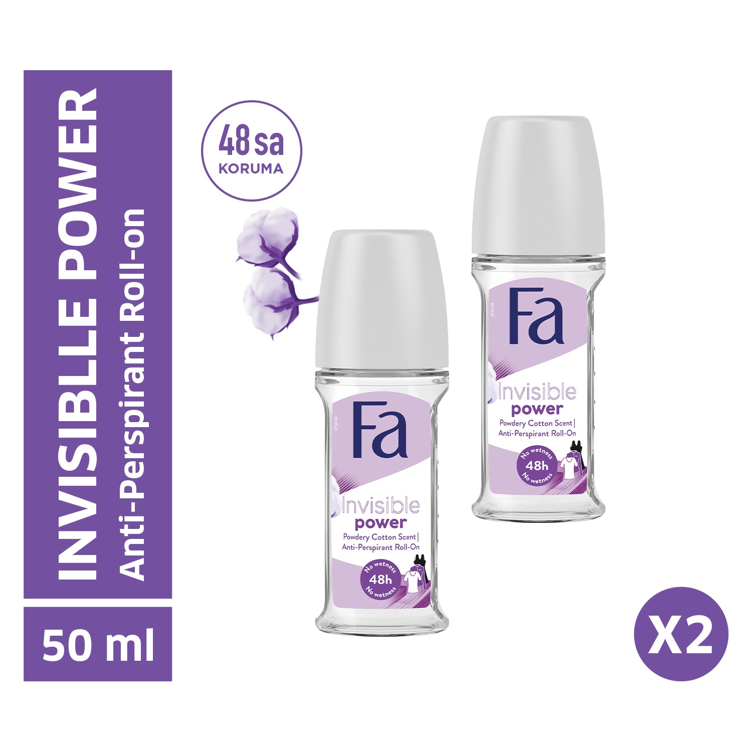 Fa Invisible Power Roll-On 50 Ml X 2 Adet Fiyatı