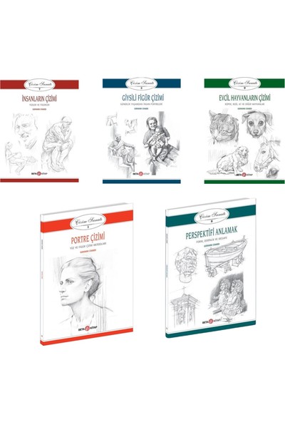 Çizim Sanatı Kitapları 5 Kitap Set - Galvaniz Civardi (Ciltli) Çizim Sanatı Kitapları 5 Kitap Set - Galvaniz Civardi (Ciltli)