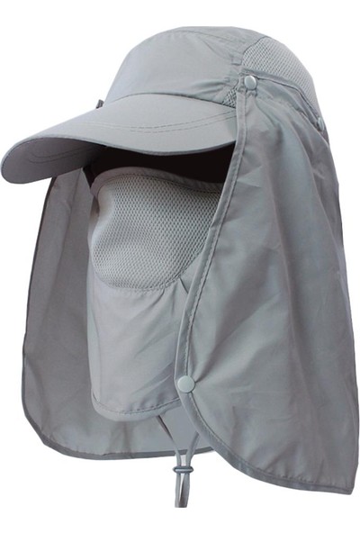 Baosity Unisex Balıkçılık Boyun Yüz Kapak Flap Güneş Şapka 360 ° Uv Koruma Gri Yürüyüş Baosity Unisex Balıkçılık Boyun Yüz Kapak Flap Güneş Şapka 360 ° Uv Koruma Gri Yürüyüş