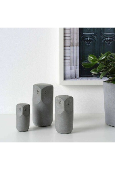 Berlin Shop Yeni Ofis Hediyesi Özel Tasarım Baykuş Biblo 3'lü Set Berlin Shop Yeni Ofis Hediyesi Özel Tasarım Baykuş Biblo 3'lü Set