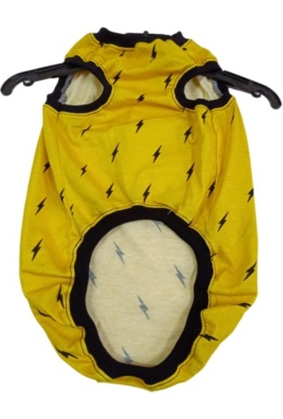 Gobo Şimşek Desenli Kedi Köpek Kıyafeti Elbisesi