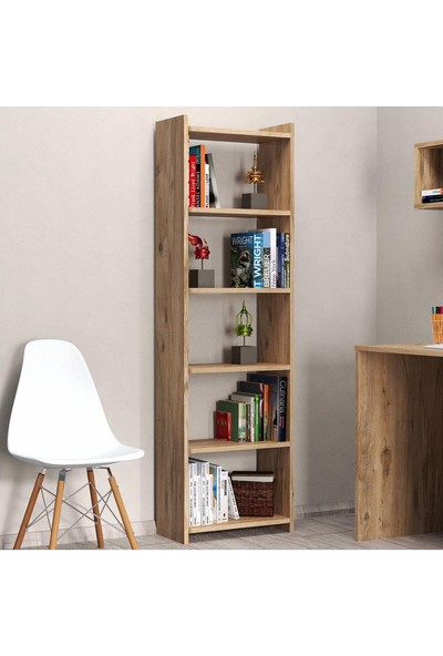 Yaman Dekorasyon Atlantik Çam Dekoratif 5 Raflı Kitaplık Modern Kitaplık Yaman Dekorasyon Atlantik Çam Dekoratif 5 Raflı Kitaplık Modern Kitaplık