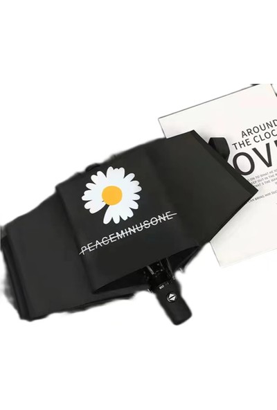 Pinellia Flowers Tam Otomatik Güneş Koruma Şemsiyesi (Yurt Dışından)