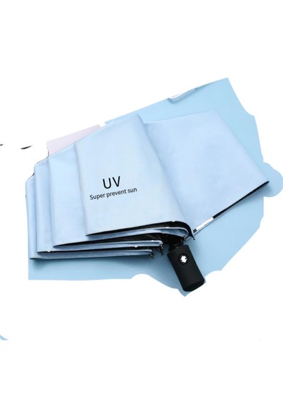 Pinellia Flowers Tam Otomatik Güneş Koruma Şemsiyesi (Yurt Dışından)