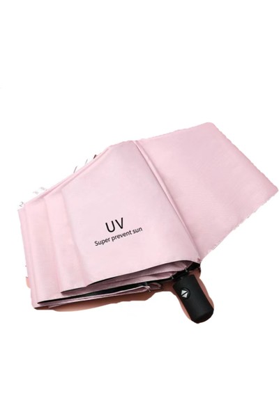 Pinellia Flowers Tam Otomatik Güneş Koruma Şemsiyesi (Yurt Dışından)