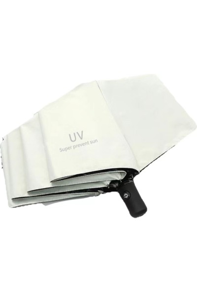 Pinellia Flowers Tam Otomatik Güneş Koruma Şemsiyesi (Yurt Dışından)