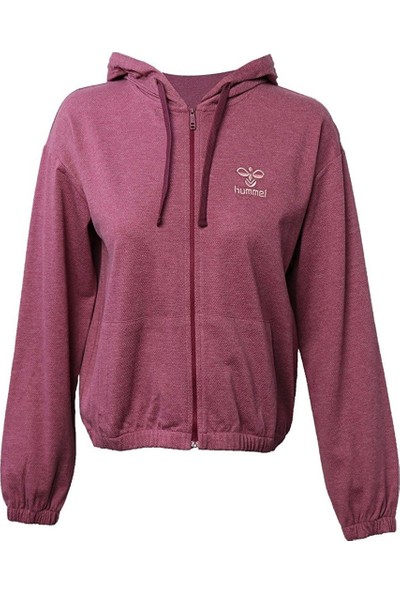 Hummel Hmltresı Fermuarlı Kadın Bordo Sweatshirt