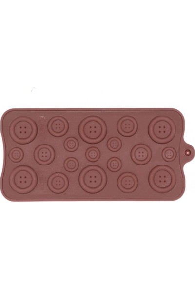 Piyop Düğme Silikon Çikolata Kalıbı