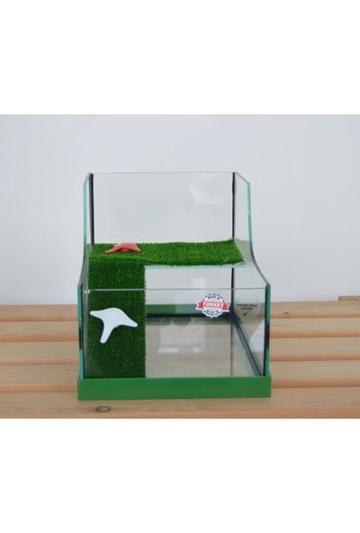 Girist Pet Cam Kaplumbağa Bahçesi Kaplumbağa Havuzu Kaplumbağa Evi Yeşil