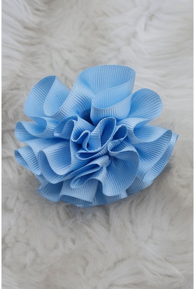 Sermin Şahinkaya Butikalben Büyük Çiçek Simli Lastik Çocuk Saç Tokası, Çocuk Toka, Saç Toka, Saç Tokası, Çocuk Tokası