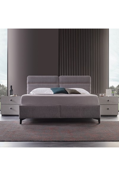 Enza Home Linz Başlıklı Baza Set - Taba