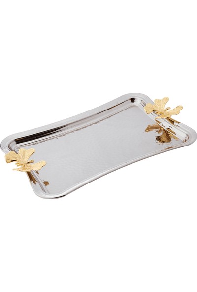 Emsan Butterfly Tepsi Platin Emsan Butterfly Tepsi Platin