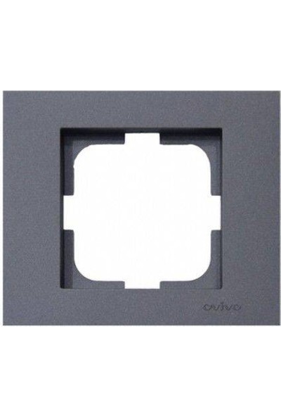 Ovivo Grano Metalik Füme Tekli Çerçeve