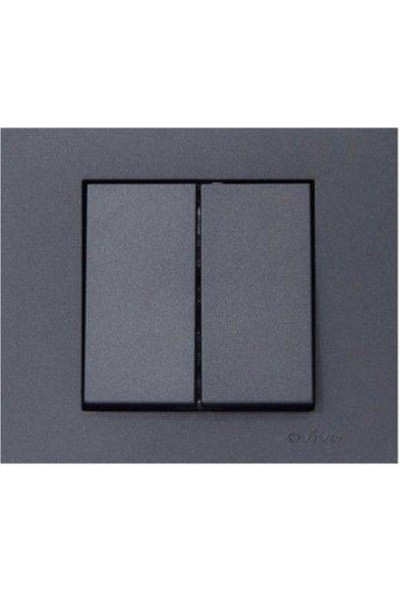 Ovivo Grano Metalik Füme Komütatör Anahtar