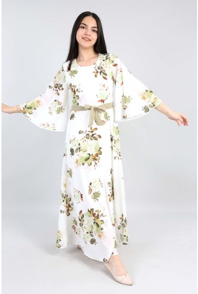 Asortix Kız Çocuk Şifon Kumaş Desenli Astarlı Günlük Gece Abiye Elbise Asortix Kız Çocuk Şifon Kumaş Desenli Astarlı Günlük Gece Abiye Elbise