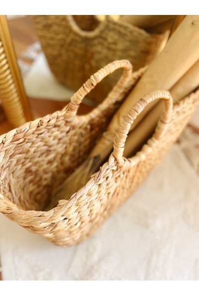 Sağlam Büyük Boy Hasır Çanta Plaj Çantası