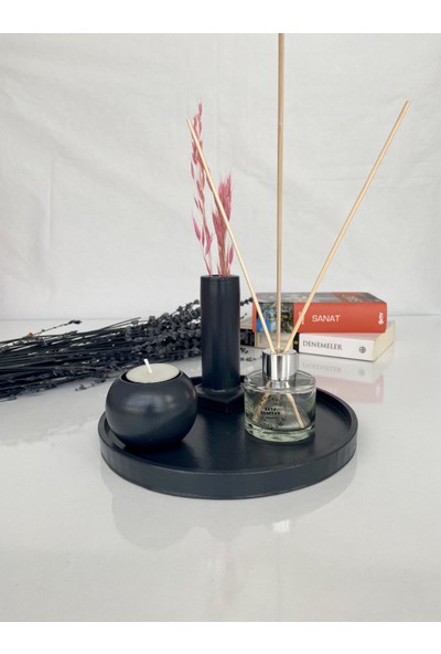 Qevs Concept Dekoratif Hediyelik Sunum Tepsisi/mumluk/şamdan ve Kokuluk Takımı Mermer Desen Qevs Concept Dekoratif Hediyelik Sunum Tepsisi/mumluk/şamdan ve Kokuluk Takımı Mermer Desen