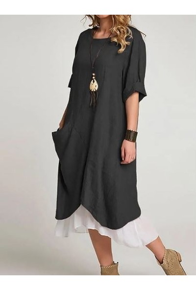 Barbora Tasarım Yazlık Elbise