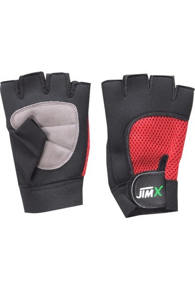 Xjim Profesyonel Bilekliksiz Fitness Ağırlık Eldiveni Kırmızı