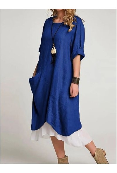 Barbora Tasarım Yazlık Elbise